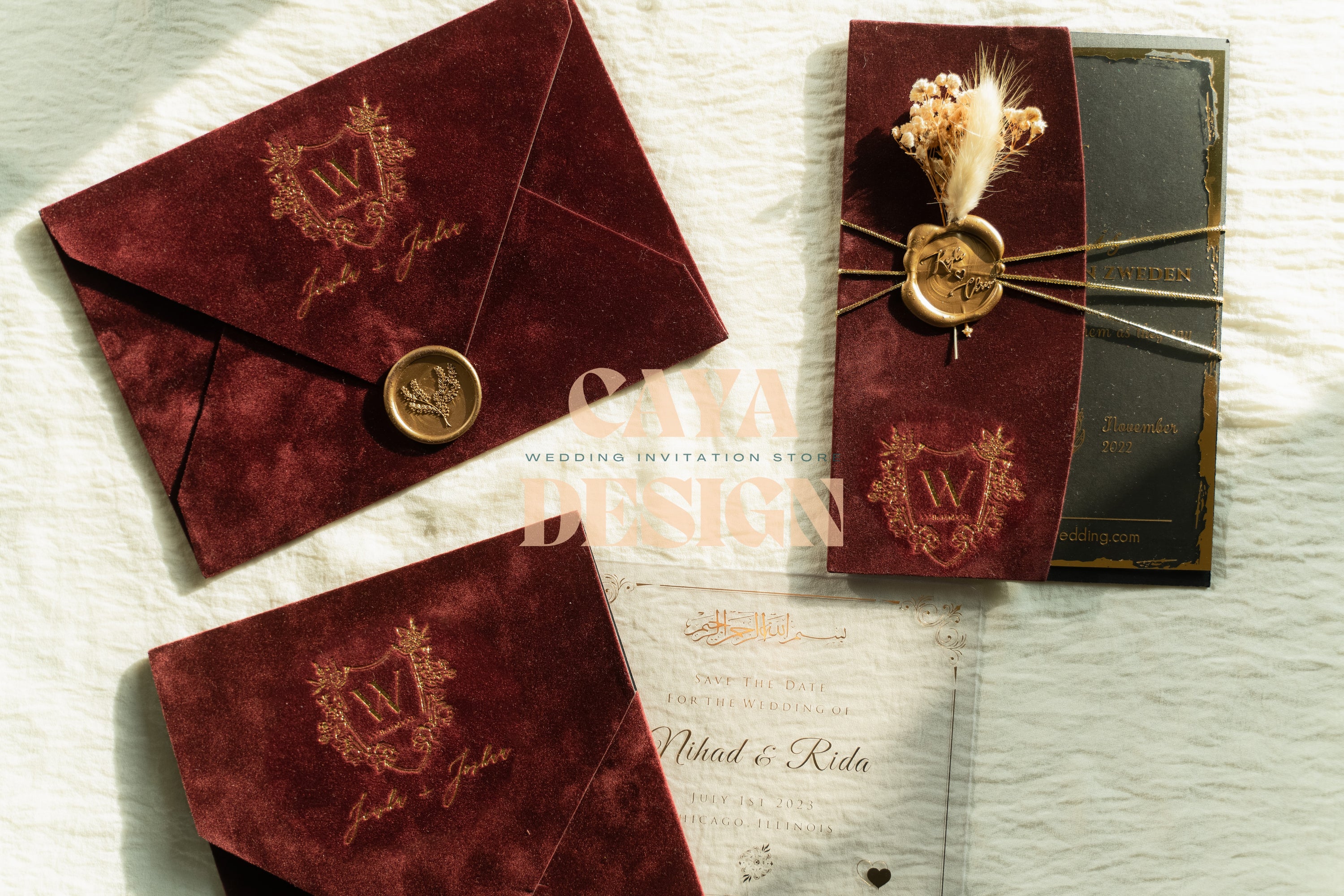 Caya Invitation Store | Wedding Invitations | RSVP Cards and Many More